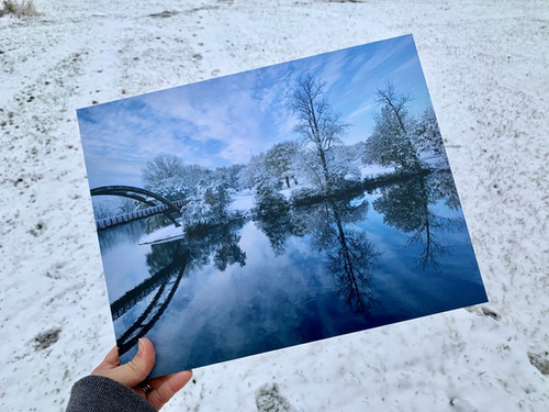 The Winter Tridge | 11 x 14 Mounted Prints | Simply Bloom Co.