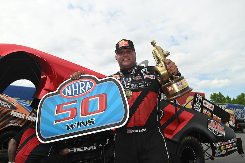 Hagan Secures 50th NHRA career victory at the NHRA Four-Wide Nationals ...