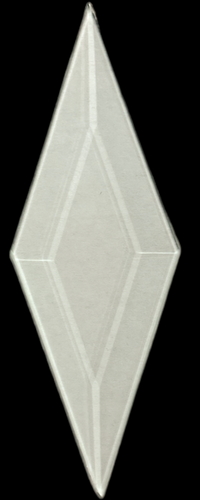 Bevel Diamond 51 x 102mm | Axess Glass Products