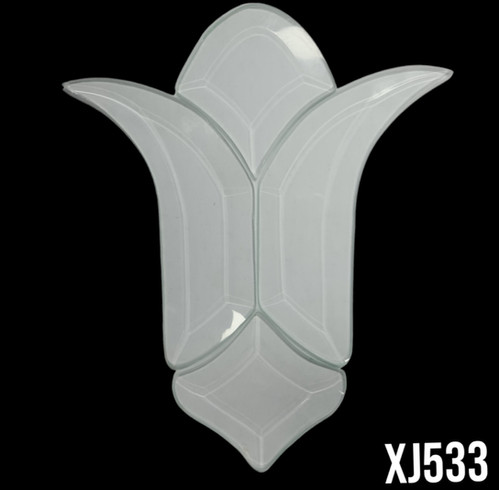 Bevel Cluster Large Tulip | Axess Glass Products