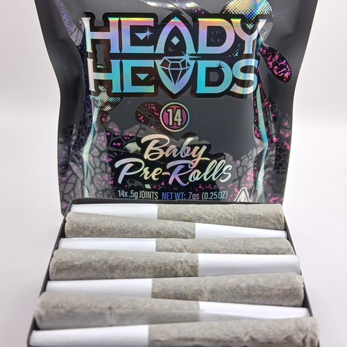 Heady Heads CHERRY TAFFY (Baby Pre-rolls) THC 48.5% | CDC COLLECTIVE 420