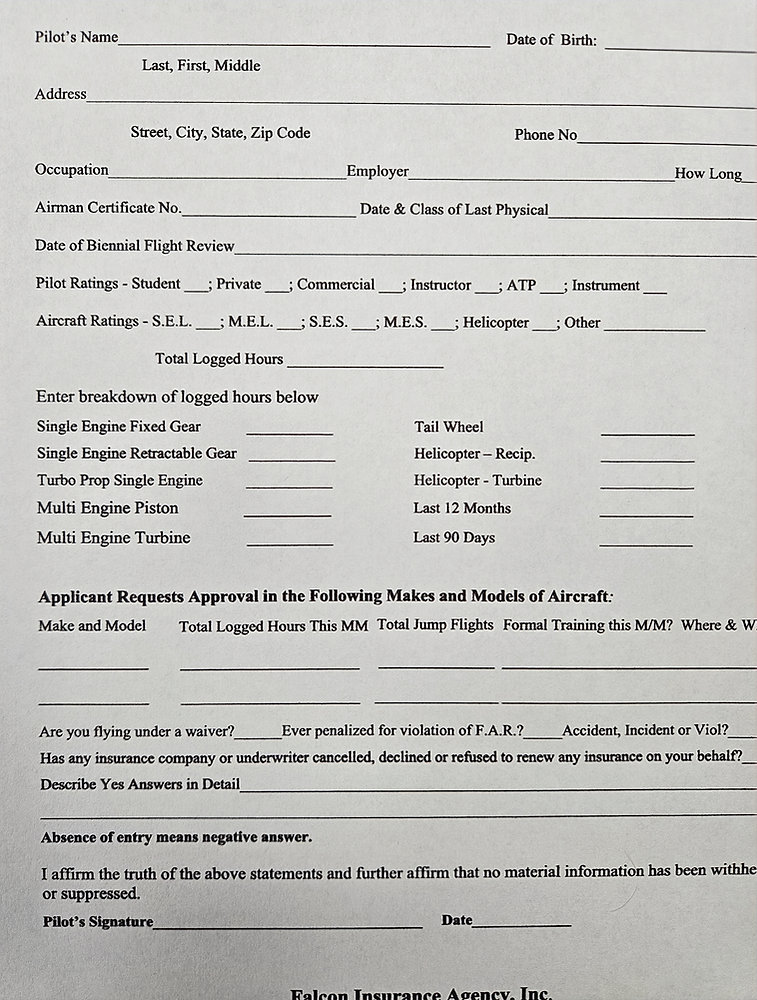 How to Apply to be a Skydive Pilot