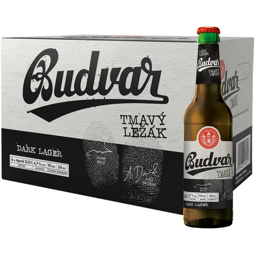 Budweiser Budvar Dark Lager - 24 x 330ml Bottles - 4.7% ABV | Ashur Store