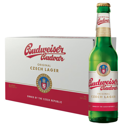 Budweiser Budvar Czech Lager Bottle - 24 Pack | Ashur Store