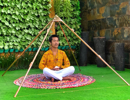 1 Inch NEW Copper Heavy duty Giza 6 Feet Meditation Pyramid ( portable ...