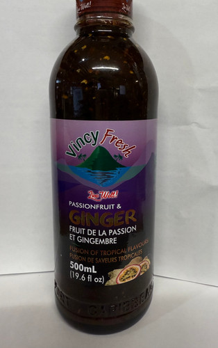 Vincy Fresh Passionfruit & Ginger Sauce (500ml) | Nanni Health Food