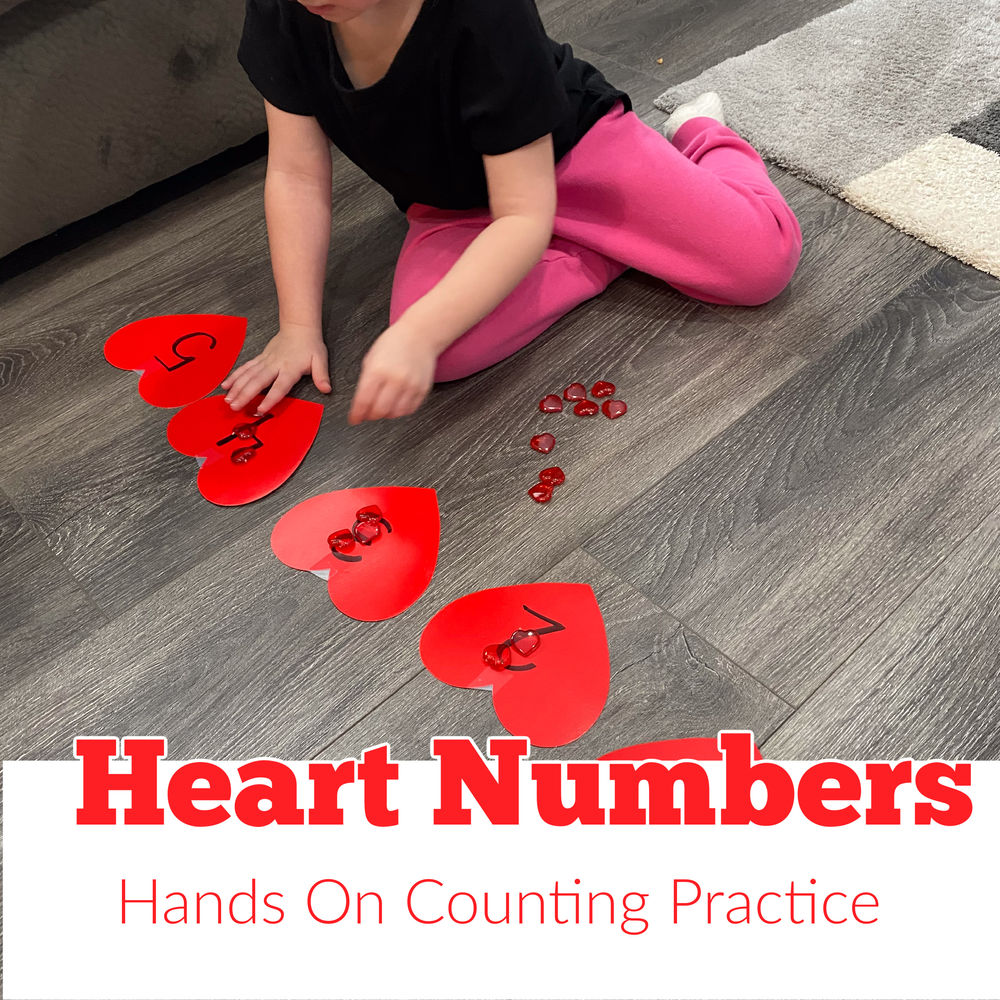 Heart Numbers For Preschoolers