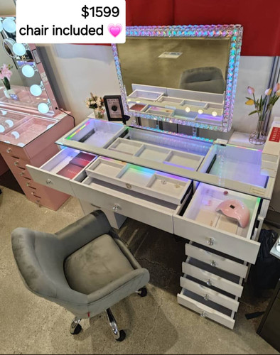 Angel vanity bluetooth and speakers | Sleep Shop And Furni