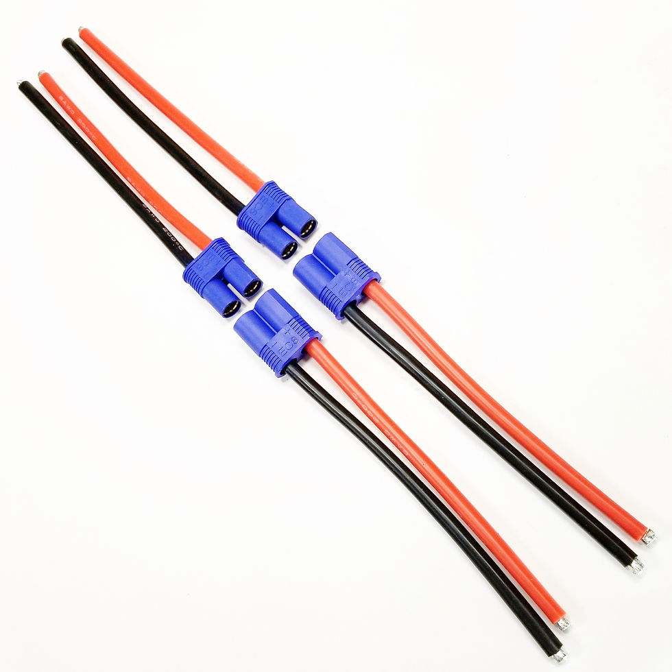 EC8 Male EC8 Female Leads 8 or 10 awg | Radio Control Power