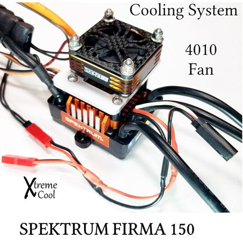 RCP Xtreme Cool Spektrum Firma 150 esc Cooling Fan System with 4010 Fan ...