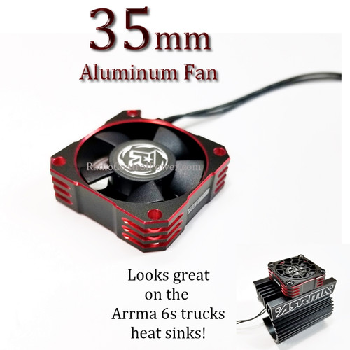 35mm RC Aluminum Cooling Fans 8.4 volts 21000 rpm | Radio Control Power