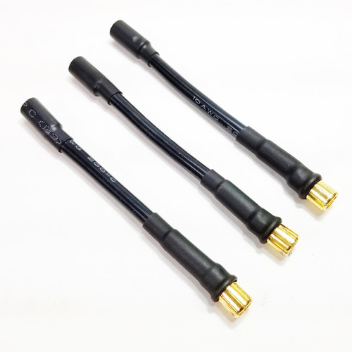 8mm Male to 6.5mm Female Motor Wire Adapter 8 awg | Radio Control Power