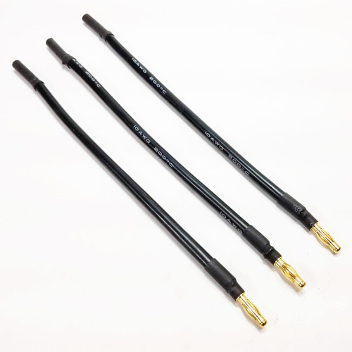 4mm Male to 4mm Female Motor Wire Extension 10 awg | Radio Control Power