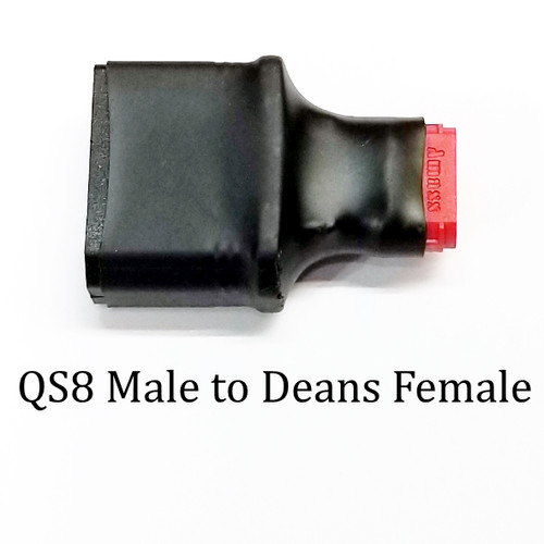 QS8 Male to Deans Female No Wire | Radio Control Power