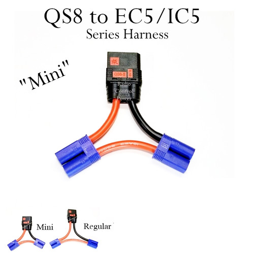 Mini QS8 Female to EC5/IC5 Male Series Harness 8 or 10 awg | Radio ...