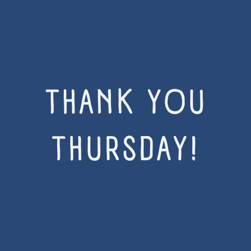 Thank You Thursday!