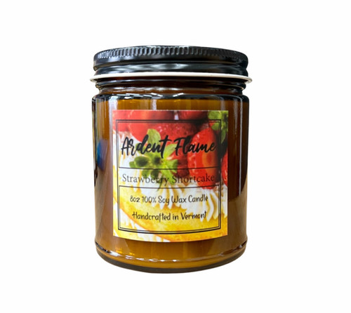 Strawberry Shortcake Soy Candle | Ardent Flame Candles