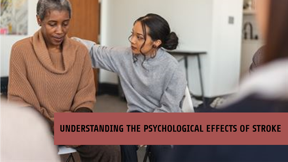Psychological Effects of a Stroke on Patients and Families