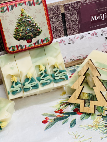 Winter Wonderland – Pine Tree Essential Oil Soap | MeiJi & co.