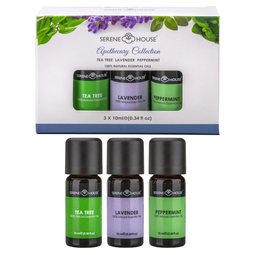 Serene House Apothecary Essential Oil Gift Set (3 x 10ml) | MeiJi & co.