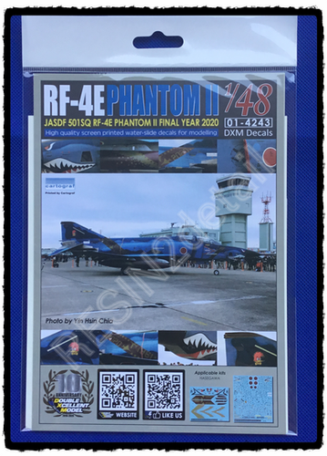 DXM Decal 1/48 JASDF RF-4E Phantom II 501SQ Final Year 2020 01-4243 ...