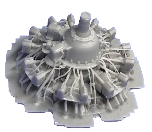 FAST-FIX R-1830-94 (Late) Resin Engine for 1/32 Aircraft Model Kit ...