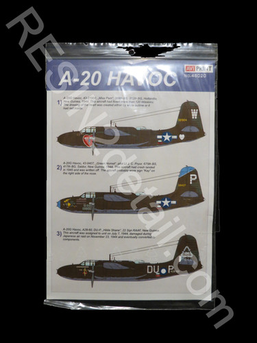 1/48 A-20 G Havoc Decals AVI Print AVI48020 | RESIN2detail