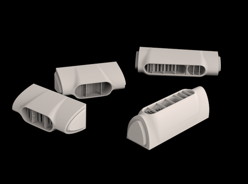 FAST-FIX 1/48 P-61 Black Widow Wing Intake Correction and Upgrade ...