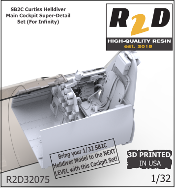1/32 Curtiss Helldiver Main Cockpit Superdetail Set (FUTURE RELEASE ...