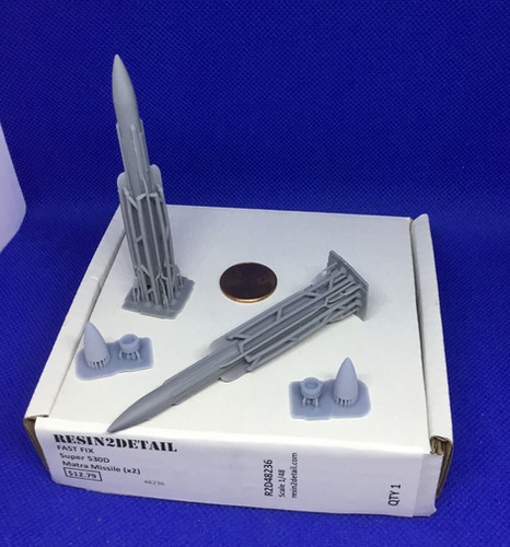 1/48 R2D Super 530D Matra Missile set (x2) 48236 | RESIN2detail
