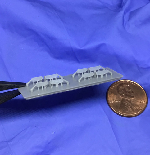 R2D 1/48 US Fighter Jet Rearview Mirrors (set #1) 48245 | RESIN2detail