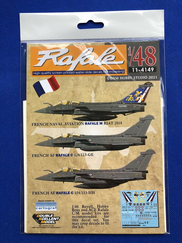 Dxm Decal 1 48 French Af And Naval Aviation Rafale C M 11 4149 Resin2detail