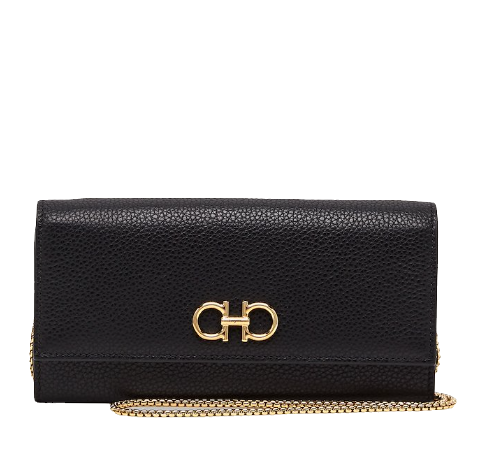 Ferragamo Gancini Wallet with Shoulder Strap | LuxVit