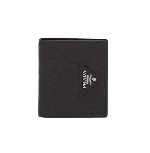 Leather Wallet - Triangle Logo | LuxVit