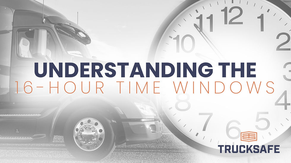 When are drivers eligible for a 16-hour driving window?
