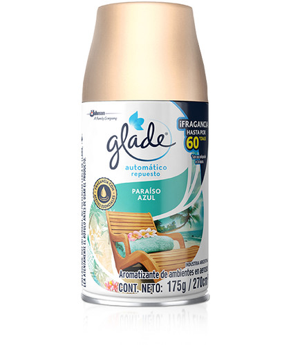 Glade Rep. Freshmatic Paraiso Azul 6.02 onz | Agencias Vaye
