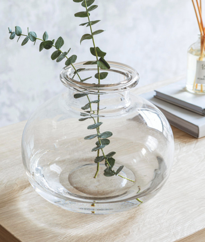 Bloomfield Round Vase Small Glass | Bella Jo