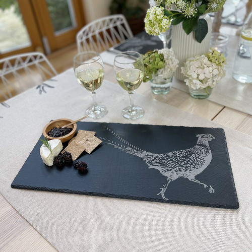 Slate Table Runner - Pheasant | Bella Jo