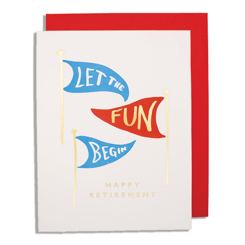 Retirement flags Card | Bella Jo