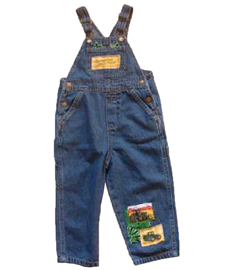 Green Tractor Bib Overalls | enchantedegg