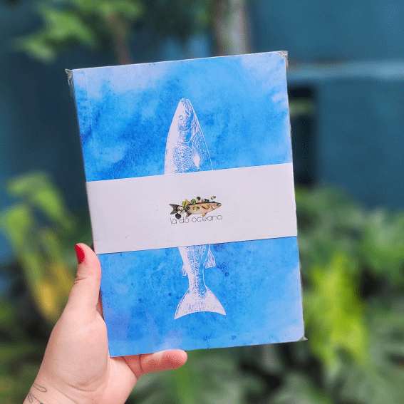 Caderno - Peixe Aquarela | Oficial