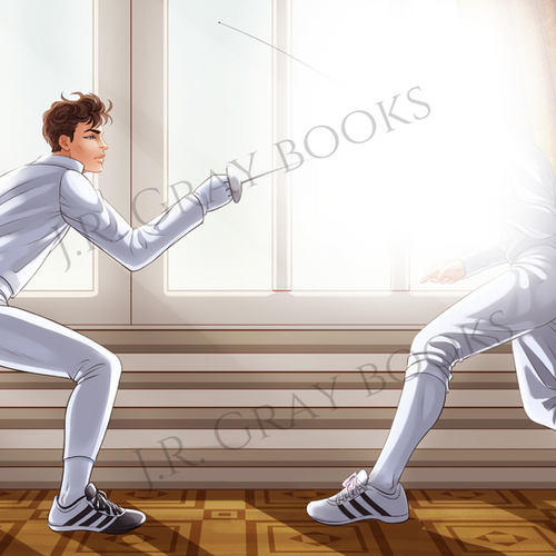 On Guard SFW Art Print | JR Gray Books