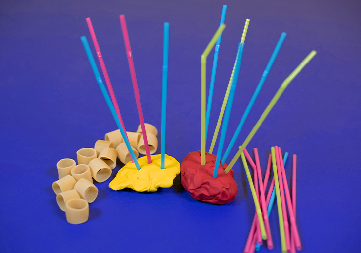Pasta Threading Activity for Toddlers