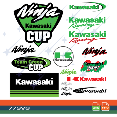 KAWASAKI SVG - KAWASAKI PNG - KAWASAKI LOGO | 77SVG