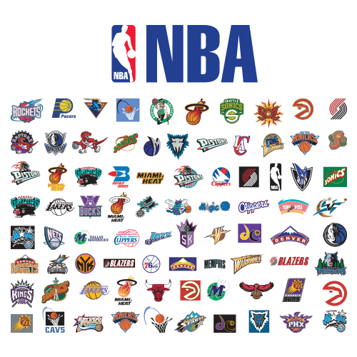 NBA ALL TEAM LOGOS - SVG, PNG, EPS, and AI Formats | 77SVG
