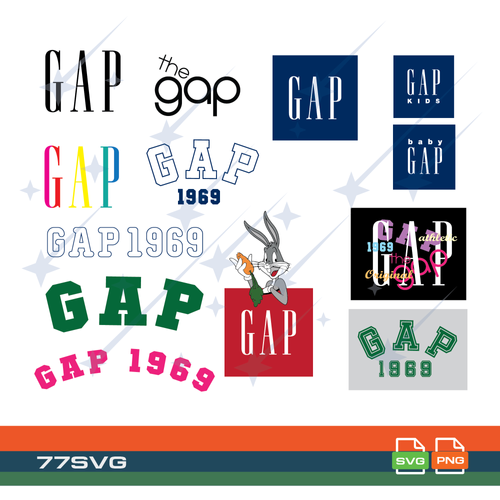 GAP SVG - GAP PNG - GAP LOGO | 77SVG