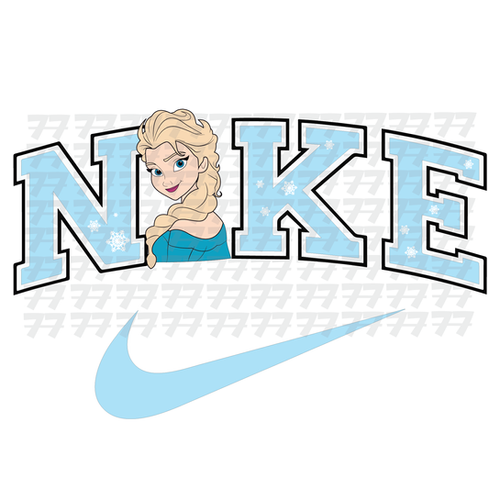 NIKE ELSA - SVG and PNG - DISNEY PRINCESS | 77SVG