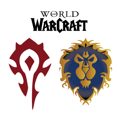 WORLD of WARCRAFT, Horde and Alliance Logos - SVG, PNG, EPS, and AI ...
