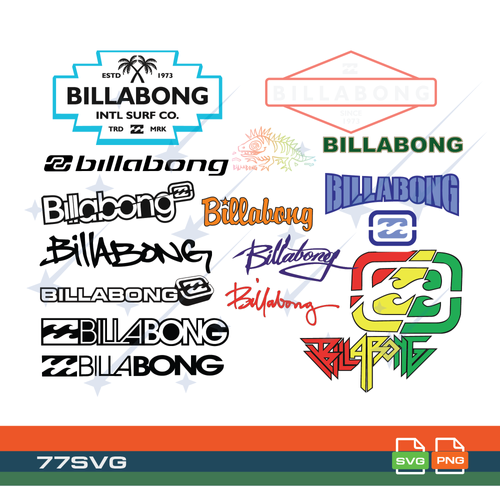 BILLABONG SVG - BILLABONG PNG - BILLABONG LOGO | 77SVG