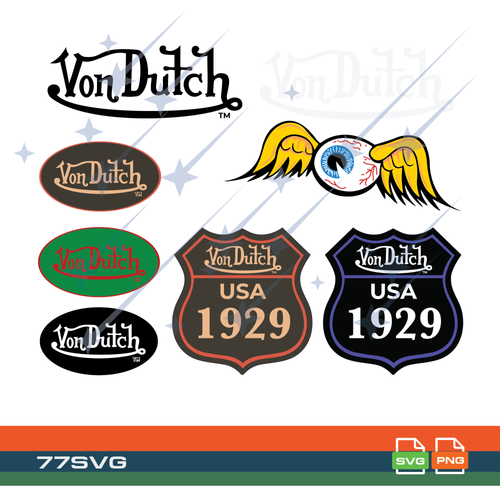 VON DUTCH SVG - VON DUTCH PNG - VON DUTCH LOGO | 77SVG
